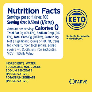 SPLENDA LIQUID Zero Calorie Sweetener drops, 1.68 Ounce Bottle (Pack of 10)