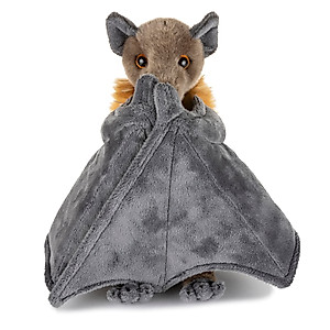 Wildlife Tree 11 Inch Bat Plush - Lifelike Stuffed Animal from The Kingdom Collection, Educational Toy for Nighttime Wildlife Enthusiasts