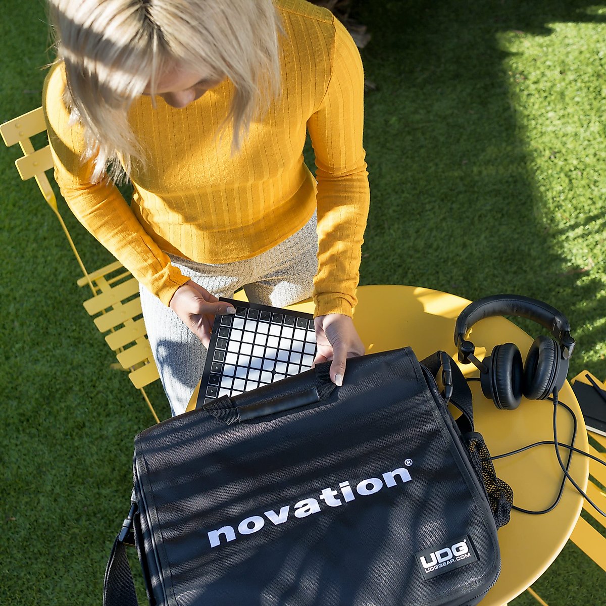 Novation Launchpad Mini [MK3] — Portable MIDI 64-Pad, USB Grid Controller for Ableton Live and Logic Pro Performances
