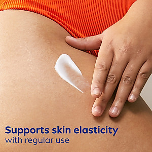 Nivea Skin Firming Q10 Body Cream, 4-in-1 Dry Skin Moisturizer with Fresh Scent, Skin Firming Cream Enriched with Q10, 13.5 Oz Jar