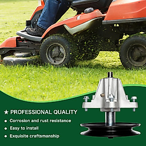 TENGMUJX 918-04822 Spindle Assembly Replace OEM 918-04822A 618-04822 918-04889 30-8001 Compatible with 42" Decks Cub Cadet/MTD/Troy-Bilt LTX1040 LTX1042 LTX1045 RZT-42