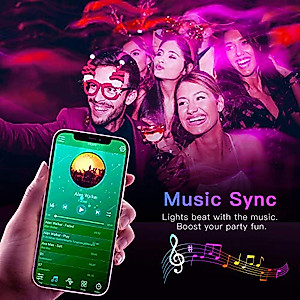 TJOY 19.6ft Under Cabinet Lighting + 50ft Bluetooth LED Strip Lights, 6PCS Dimmable 2700k-6500k Warm White to Daylight Bright LED Strip Light Bars for Kitchen Cabinet, Counter, Shelf