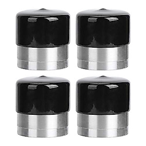 Estink Trailer, Set of 4 Stainless Steel Wheel Hub Bearing Buddies Center Caps Protector with 1.98inch Diameter for Boat RV