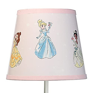 Disney Princesses Lamp,Resin with Shade & Bulb