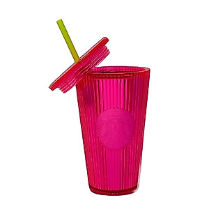 Starbucks Iridescent Magenta Bling Cold Cup (16 oz)