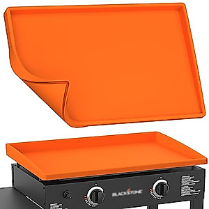 Upgraded Griddle Cover Mat for 28 Inch Blackstone Griddle, Full-edge Griddle Silicone Protective Mat, Heavy Duty Food Grade Silicone Grill Cover Protect Your Griddle from Insects, Debris and Rust