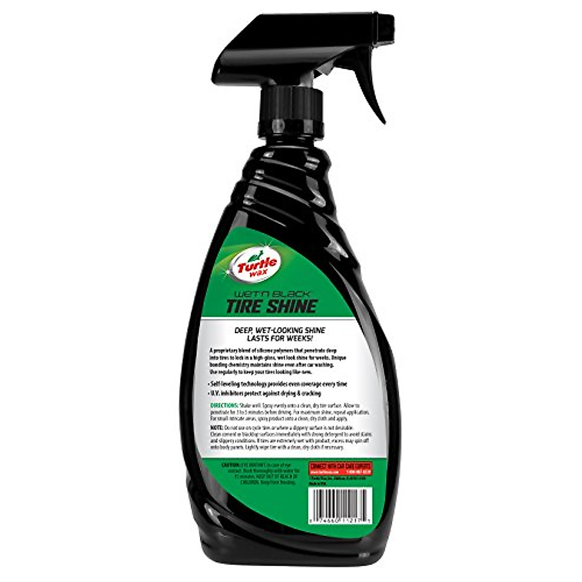 Turtle Wax T217RA Wet'n Black Ultra Wet Tire Shine - 23 oz.