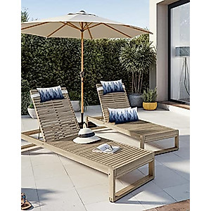 Recliner Head Pillow Ledge Loungers Chair Pillows with Insert Forest Tree Silhouette Bluish Violet Abstract Gradient Lumbar Pillow with Adjustable Strap Patio Garden Cushion for Bench Couch, 2 PCS