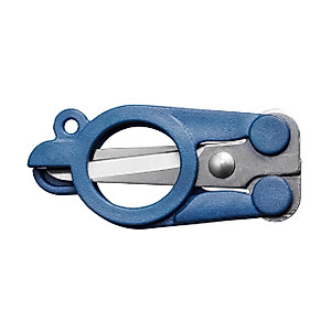 FISKARS Folding Travel Scissors - TSA-Compliant and Portable - Stainless Steel Blades and Blue Handles
