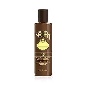 Sun Bum SPF 15 Browning Lotion | Vegan and Reef Friendly (Octinoxate & Oxybenzone Free) Broad Spectrum Moisturizing UVA/UVB Sunscreen Tanning Lotion with Vitamin E | 8.5 oz