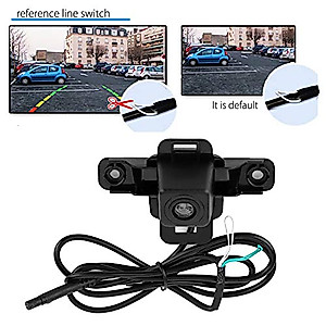 Car Front Grill Camera,CCD Front Grill Camera 180?? Wide Angle IP67 Waterproof Night Vision