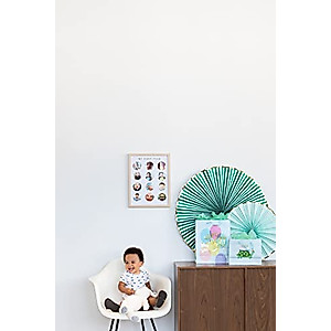 Pearhead Baby's First Year Photo Frame, Monthly Growth Baby Picture Frame, Gender-Neutral Baby Frame, Wooden