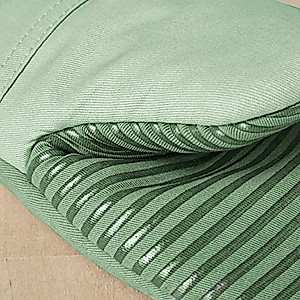 KitchenAid Beacon Two-Tone Non-Slip Mini Oven Mitt Set, Pistachio/Graphite Green, 5.5"x8", 2 Piece