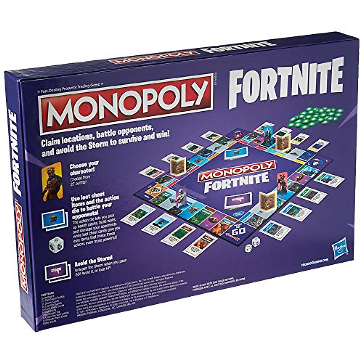 Monopoly: Fortnite Edition Board Game Inspired by Fortnite Video Game Ages 13 & Up