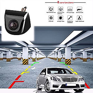 jeseny Pack-1 Backup Camera for Car, 170° Adjustable Wide Angle Camera, HD 720 Image Night Vision Parking Camera, IP69 Waterproof Rear View Camera, for Cars Trucks SUVs RVs Vans (Black)