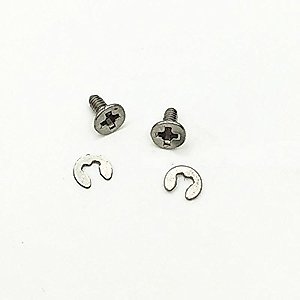 for NEW 3DS XL/LL NEW 3DS Back Battery Cover Screw Replacement Parts