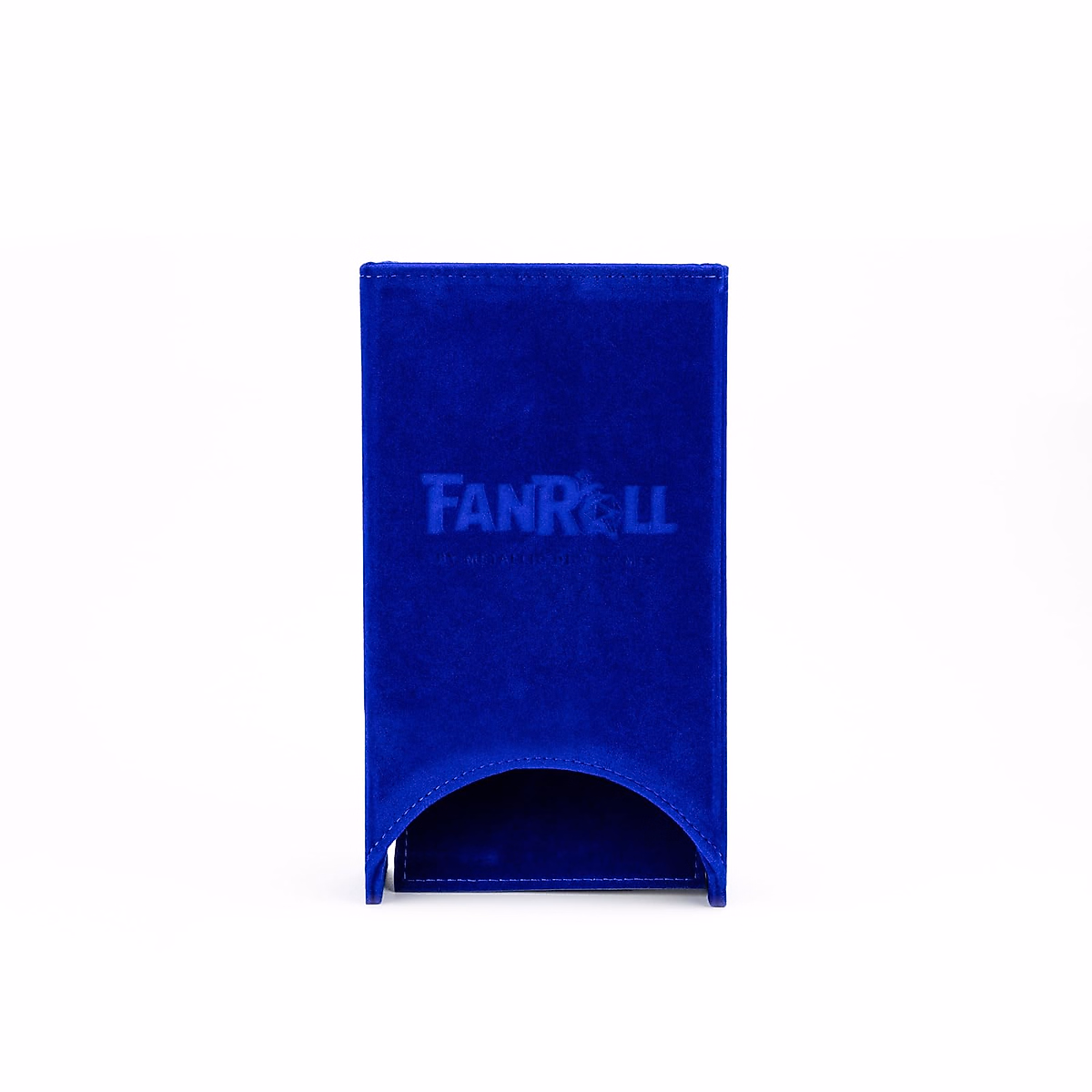 Metallic Dice Games FanRoll Fold Up Dice Tower: Blue, Role Playing Game Dice Accessories for Dungeons and Dragons