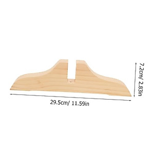 TOKIDNY 2pcs Screen Base Thickened Divider Stand Room Dividers Stand Dressing Screens Room Dividers Base Room Screen Supply Household Divider Bracket Removable Office Divider Clamps Wooden