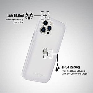 Pelican – Marine Active Series – Water-Resistant Case Cover for iPhone 13, Dust and Splash Proof Case Cover Designed to Fit Nicely in Pocket – 18ft Drop Protection – 6.1 Inches, Clear