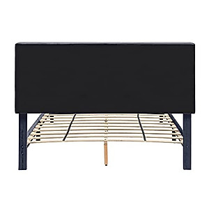 Furniture of America Halifax Modern Storage Fabric California King-Size Bed with USB for Bedroom, Guest Room Bed, Gray