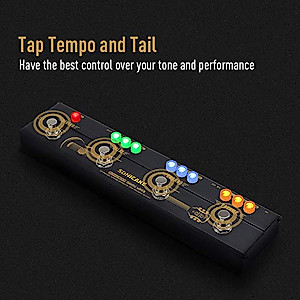 SONICAKE Acoustic Pedal Guitar Effect Acoustic Pedal Multi Effects Preamp Chorus Delay Reverb Acoustic Guitar Pedal Sonic Wood with XLR Output