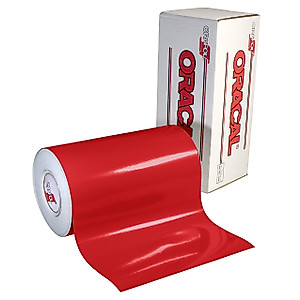 ORACAL 651 Glossy Permanent Vinyl 12 Inch x 6 Feet - Red