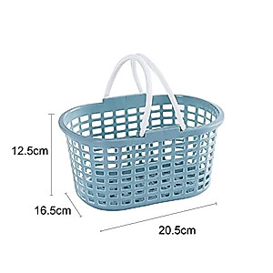 Portable Shower Caddy Basket with Handle Box, Large Storage Organizer Bin for Shampoo Body Wash