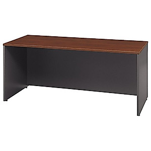 Bush Business Furniture Series C 72W x 24D Credenza Desk in Hansen Cherry
