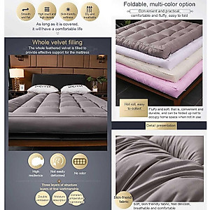 Generic Foldable Portable Mattress, Thick roll-up Mattress, Full Size Mattress, Single Double Mattress, Guest Sleeping mat, Floor Mattress, nap mat, 90*200cm, EBGTABQTA-A-90*200CM