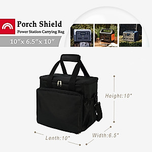 Porch Shield Portable Power Station Carrying Storage Bag for Jackery Solar Generator Explorer 160 240 300