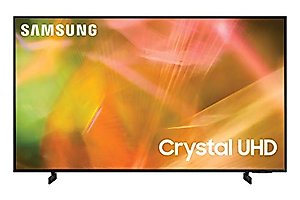 SAMSUNG 43-Inch Class Crystal 4K UHD AU8000 Series HDR, 3 HDMI Ports, Motion Xcelerator, Tap View, PC on TV, Q Symphony, Smart TV with Alexa Built-In (UN43AU8000FXZA, 2021 Model)