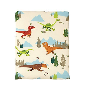 Disney Good Dino Arlo & Friends 4 Piece Toddler Bed Set, Blue, Green, Tan