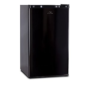Commercial Cool CCR32B Compact Single Door Refrigerator and Freezer, 3.2 Cu. Ft. Mini Fridge, Black
