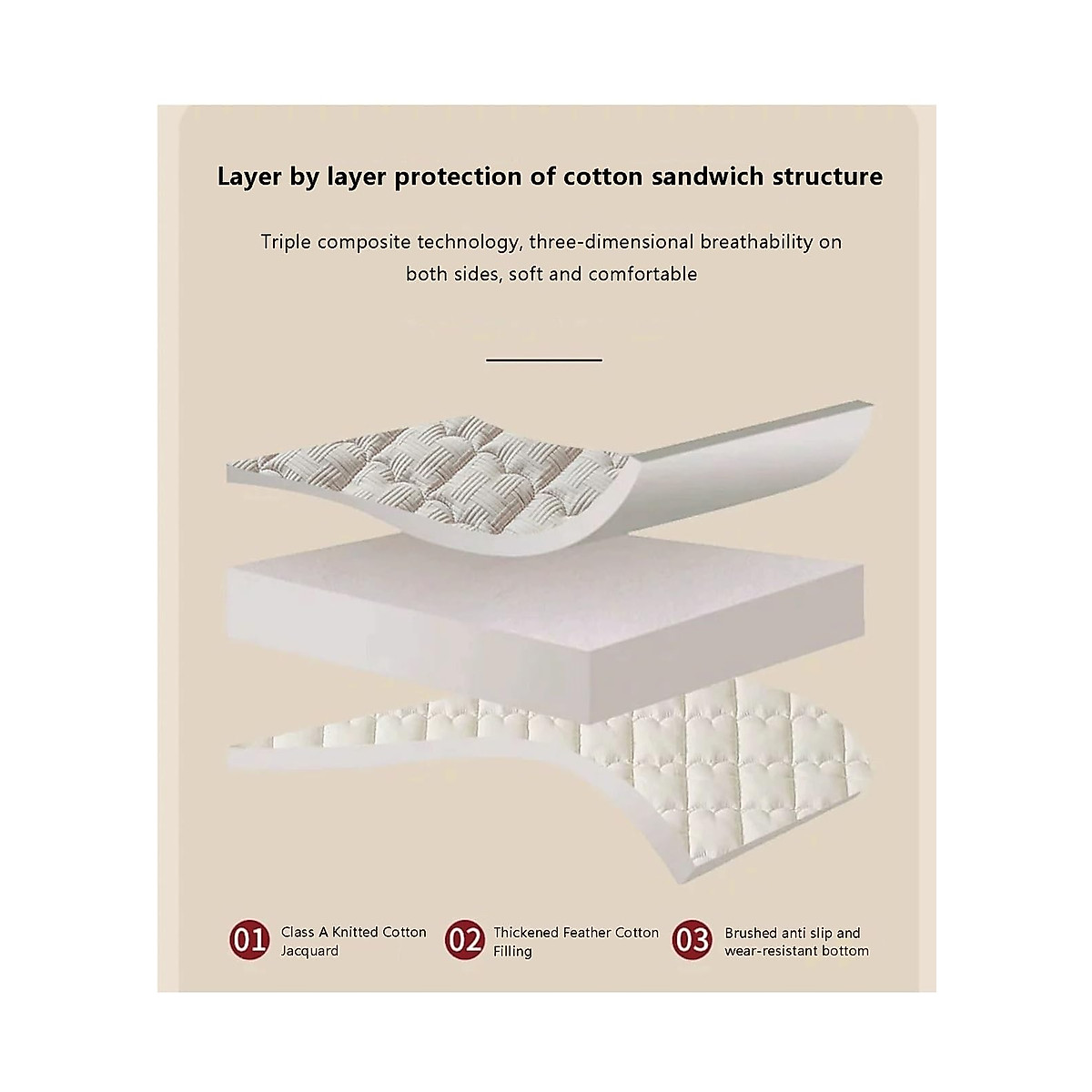 LFSPHQEC Quilted Fitted Mattress Protector 11"" Deep Mattress Pad Elastic Fitted Mattress Cover Mattress Topper for Twin Small Double Full Queen Super King Bed(Green,90x200+28cm)