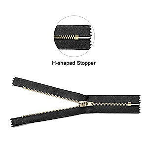 uxcell Zipper Repair Kits, 10 Metal Latch Slider Retainers Box & Insertion Pins & Top Bottom Stoppers for Bag Coat Zippers Replacing (75Pcs, Silver)