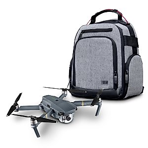 USA Gear Drone Backpack - Drone Case Compatible with DJI Mavic Pro 3, Spark Mini, Ryze Tello, Yuneec Breeze and More - Customizable Interior, Weather Resistant, Storage for Batteries and Accessories