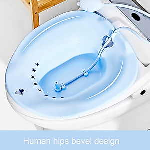 Portable Bidet for Toilet Bidet Bowl Toilet Seat Bidet Basin for Personal Washing Blue Bidets