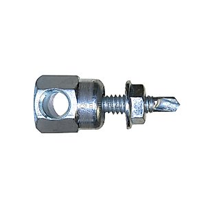 Sammys 8050957-25 Horizontal Anchor Super 3/8 in. Threaded Rod Fitting, 1/4-14 x 1'' Screw, for Steel, 25 Piece