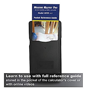 Calculated Industries 4020 Measure Master Pro Feet-Inch-Fraction and Metric Construction Math Calculator