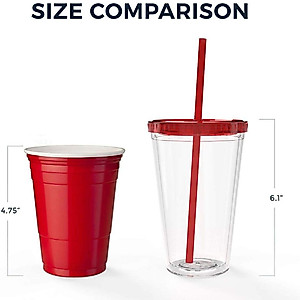 Maars Classic Insulated Tumblers 16 oz. | Double Wall Acrylic | 12 pack