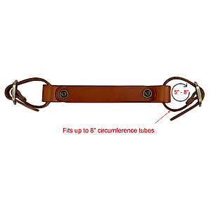 TOURBON Leather Bike Handle Strap Bicycle Frame Carrying Lifter