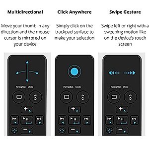 TNP Bluetooth Remote Control for iPad iPhone - Trackpad Media Presenter for iOS Mac Android Tablet PC - Wireless Camera Shutter, Media Button, Presentation Clicker, iPad Air Pro, MacBook Pro Mini M1