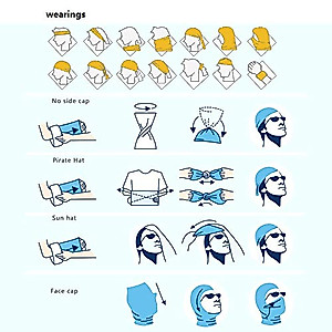 Skull Face Mask Bandanas, Neck Gaiter, Headwear, Magic Scarf, Headband for dust sun wind