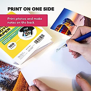 Photo Paper 4x6 Glossy (100 Sheets) Photo Paper For Printer - Works With Inkjet Printer - Picture Paper For Printer - Copy Paper Photo Quality // Paper Plan