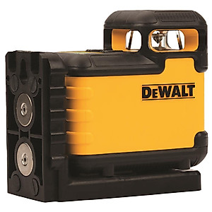 DEWALT Laser Level, Cross Line Laser, 1x360, Green (DW03601CG),Yellow