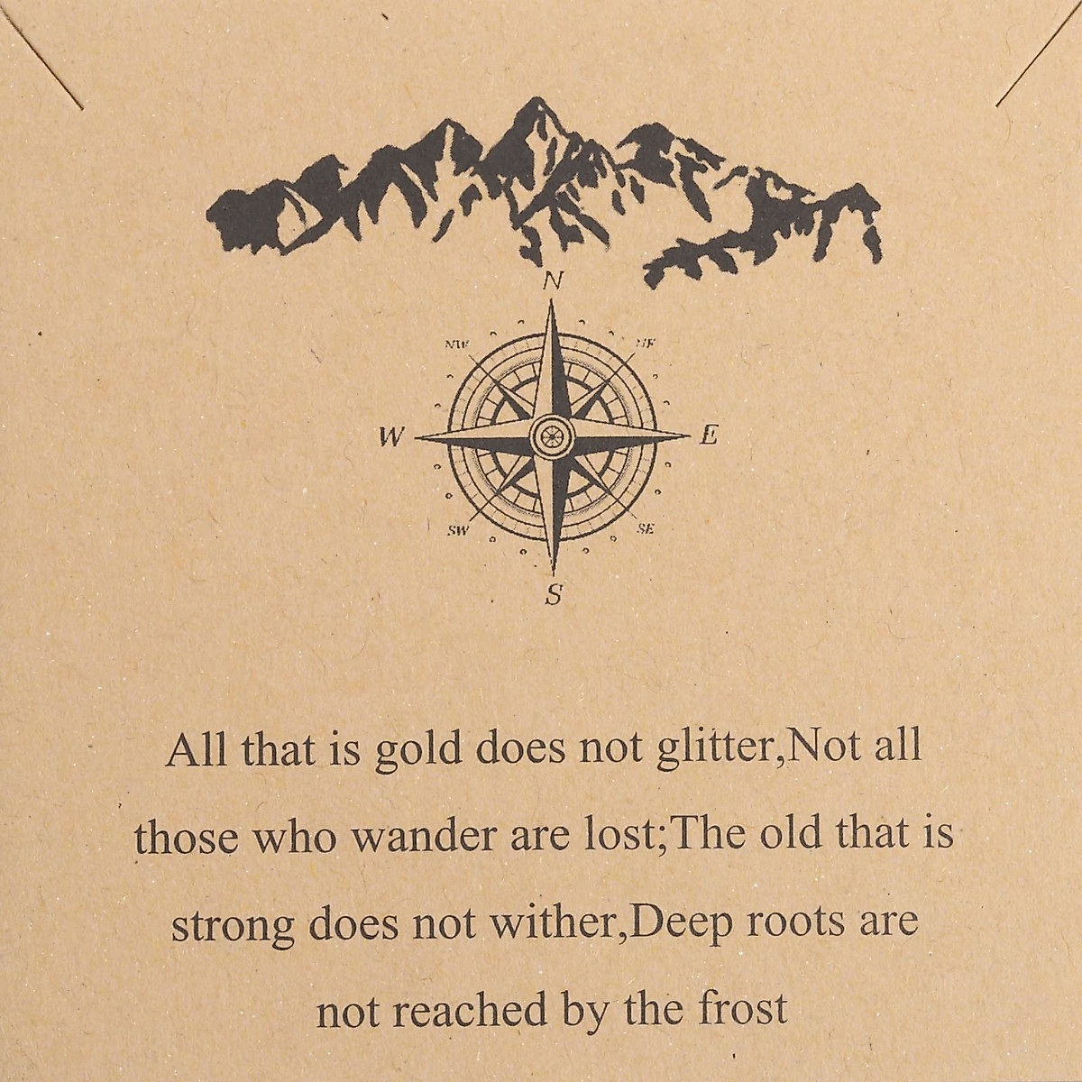 LQRI Not All Those Who Wander are Lost Keychain Traveller Gift Adventurist Gift Wanderlust Gift Compass Key Chain Inspirational Gifts