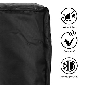 BEWAVE Split Air Conditioner Cover for Outside Compressor Units Waterproof AC Cover with Vent Hole for Outdoor Mini Split System AC Unit Fits up to 37.8 x 16.5 x 32.6 inches