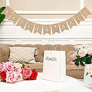 He Put A Ring On It Banner Engaged Banner Burlap Rustic Bunting Garland Engagement Decorations Engaged Sign Background Backdrop for Proposal Wedding Engagement Party Decor Supplies