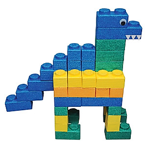 Creativity Street Gorilla Blocks Extra Large 66-Piece Building Blocks Set for Kids and Babies