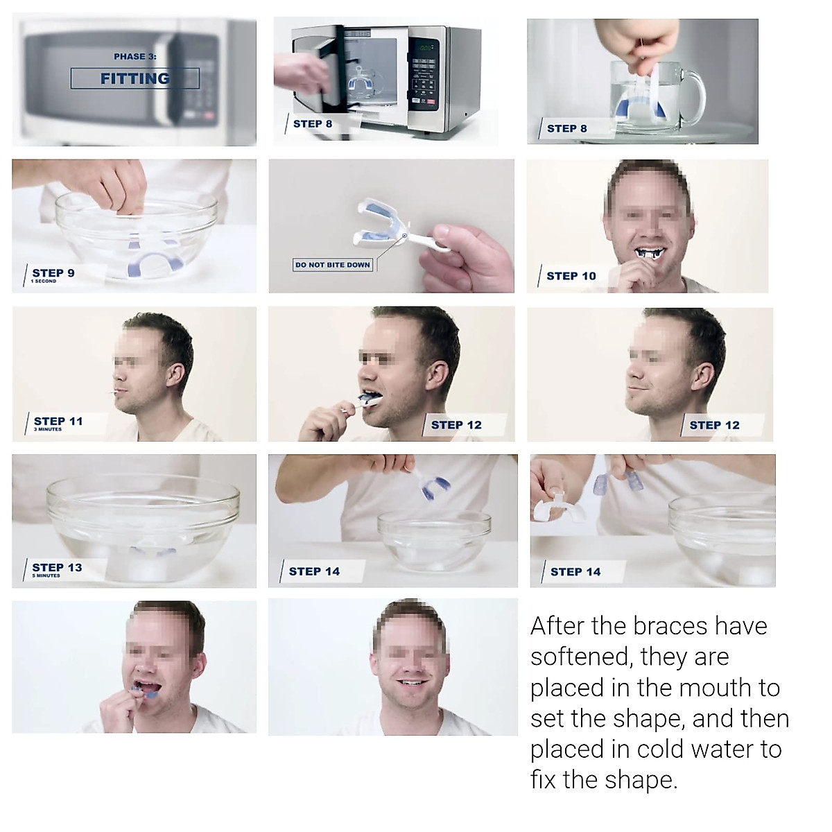 Anti Grinding Dental Guard Protector Tool,Sleeping Dental Guard, Moldable Mouth Guard , Dental Night Guard ,Ultra Thin and Light ,Worn Convenient,for Prevent Teeth Grinding and Clenching